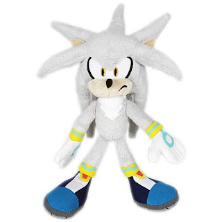 VideoGameFigures.com: Sonic the Hedgehog SILVER THE HEDGEHOG Plushie