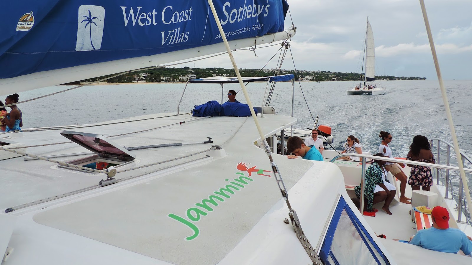Travel with Kevin and Ruth: A blast on the Jammin' Barbados Catamaran ...