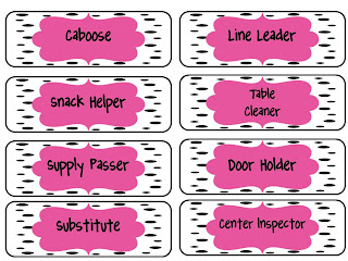 Mackey's Classroom: Classroom Jobs