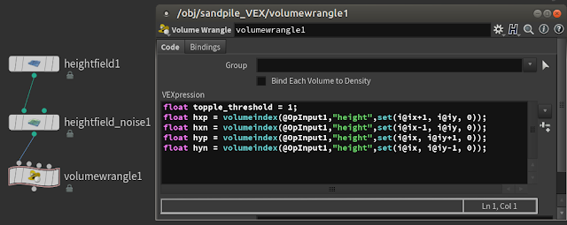FX Thinking: Sand without grains - PART 2 - VEX Implementation