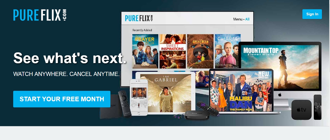 Fugindo da “lacrosfera”| Conheça a Pure Flix, o site de streaming para ...