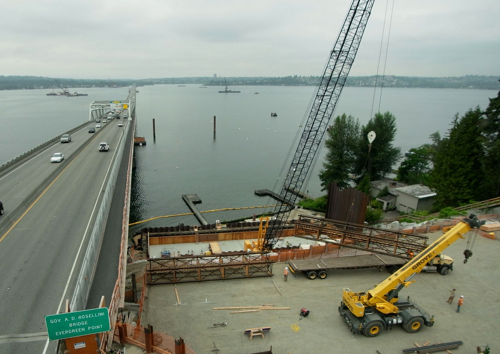 VISIONS DE CHANTIERS: SR 520 Seattle "floating bridge" (suite 9)