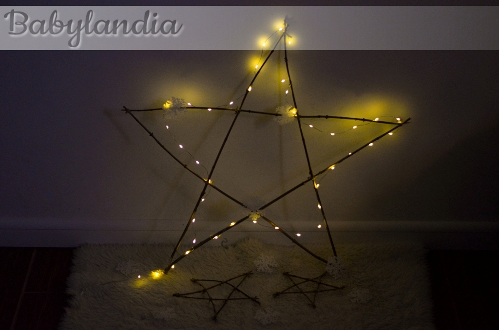BABYLANDIA :): Gwiazda z patyków DIY