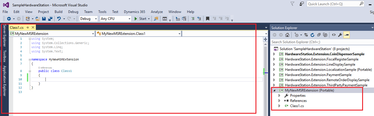 D365 Retail On The Go: D365 Extend OPOS MSR Hardware Station