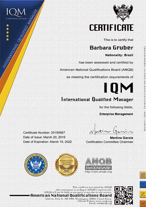 IQM Certification - International Qualified Manager Certification