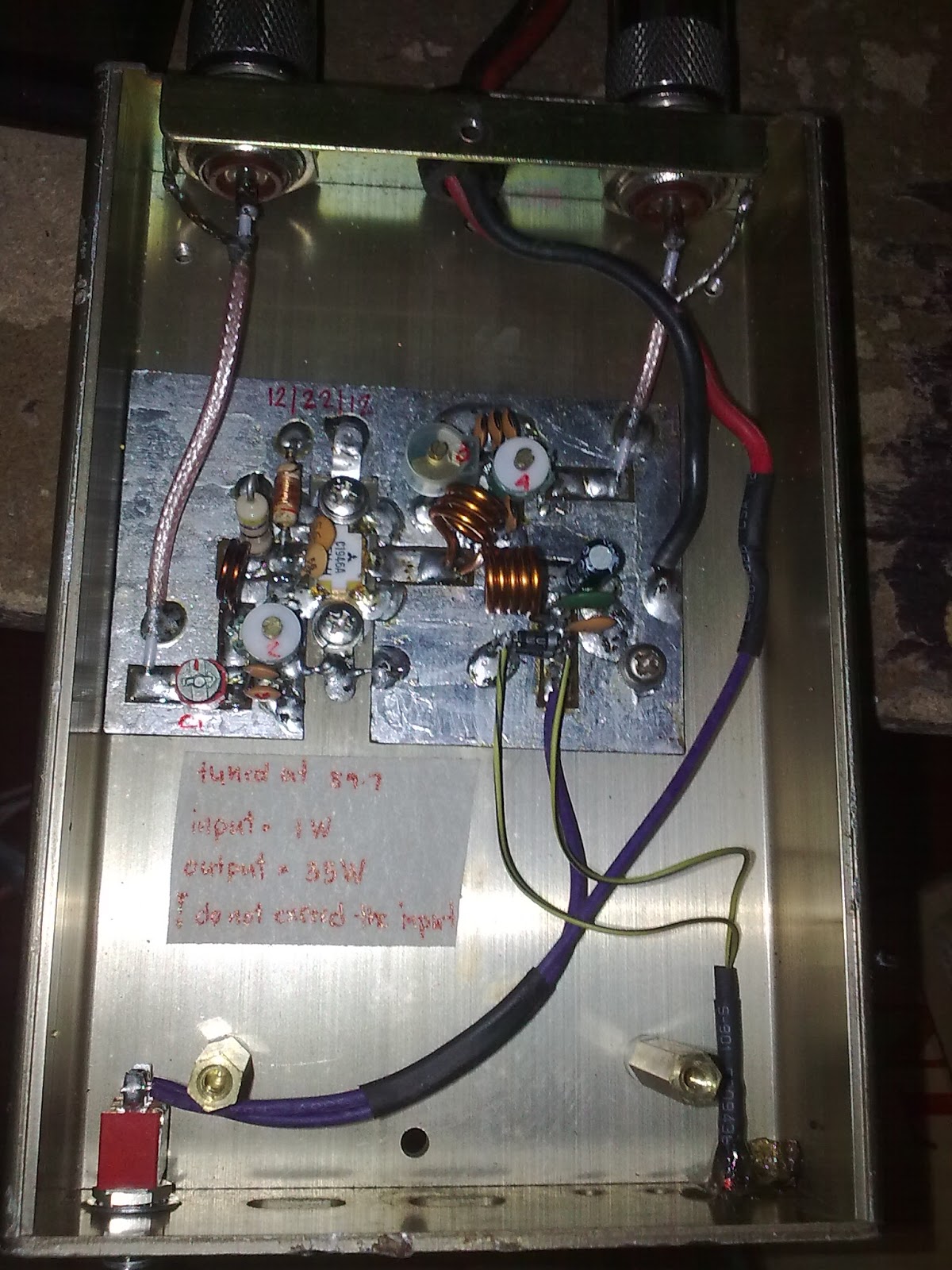du1vss (D.I.Y.): Homebrew 30W FM Broadcast Amplifier