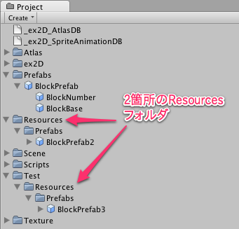 ハマケン100%開発: Unity: Resourcesフォルダが複数ある時の読み込みテスト