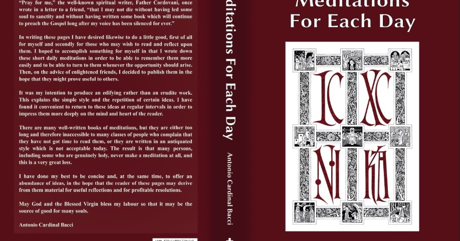 RORATE CÆLI: Cardinal Bacci's "Meditations for Each Day of the ...