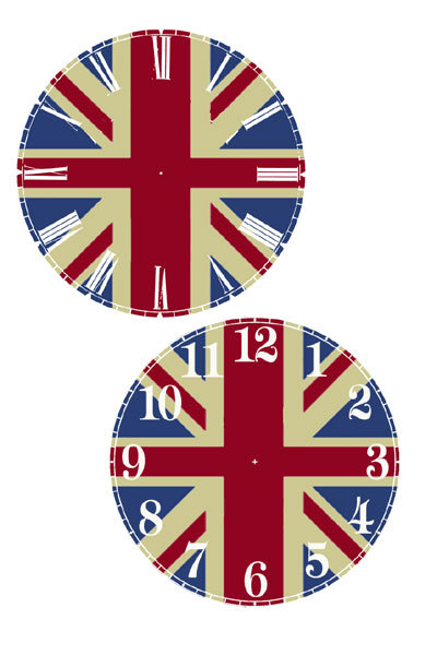 Free Printable CD Clock Faces