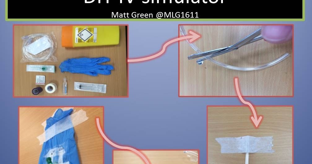 Matt Green - Paramedic: DIY IV simulator