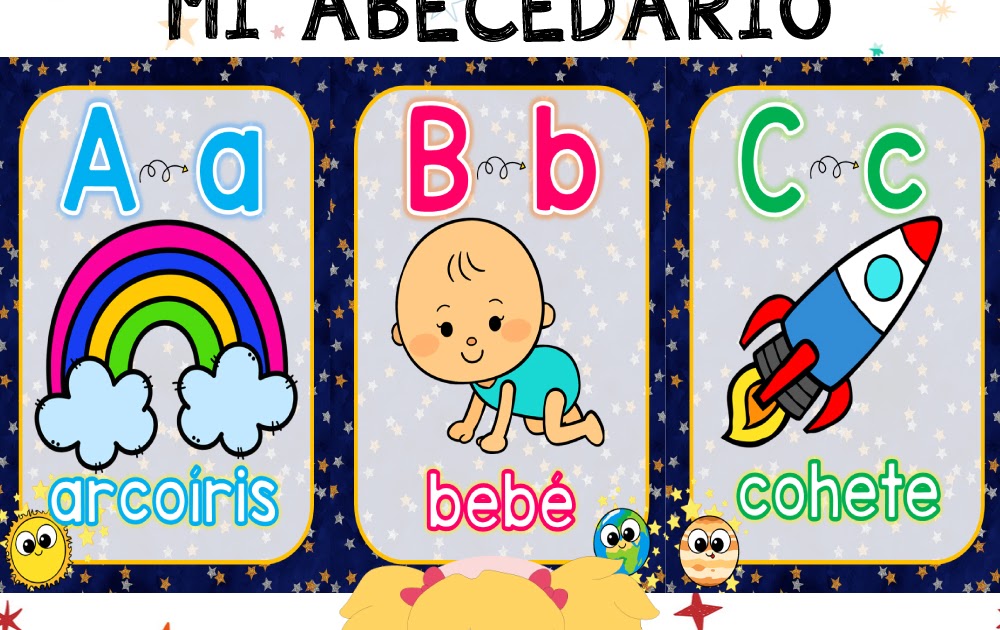 Carteles Mi Abecedario | Mundo de Rukkia