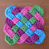 Crochet Knot Square Free Pattern Tutorial