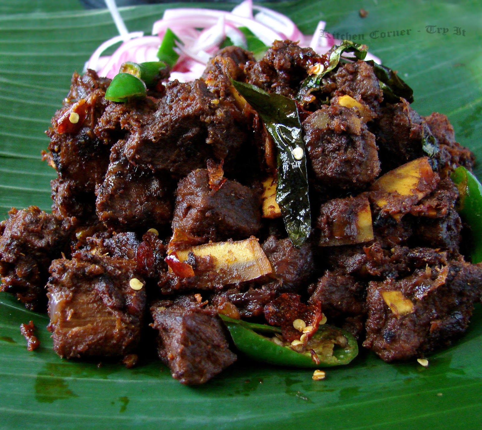 Beef Fry/ Kerala Pepper Beef Fry