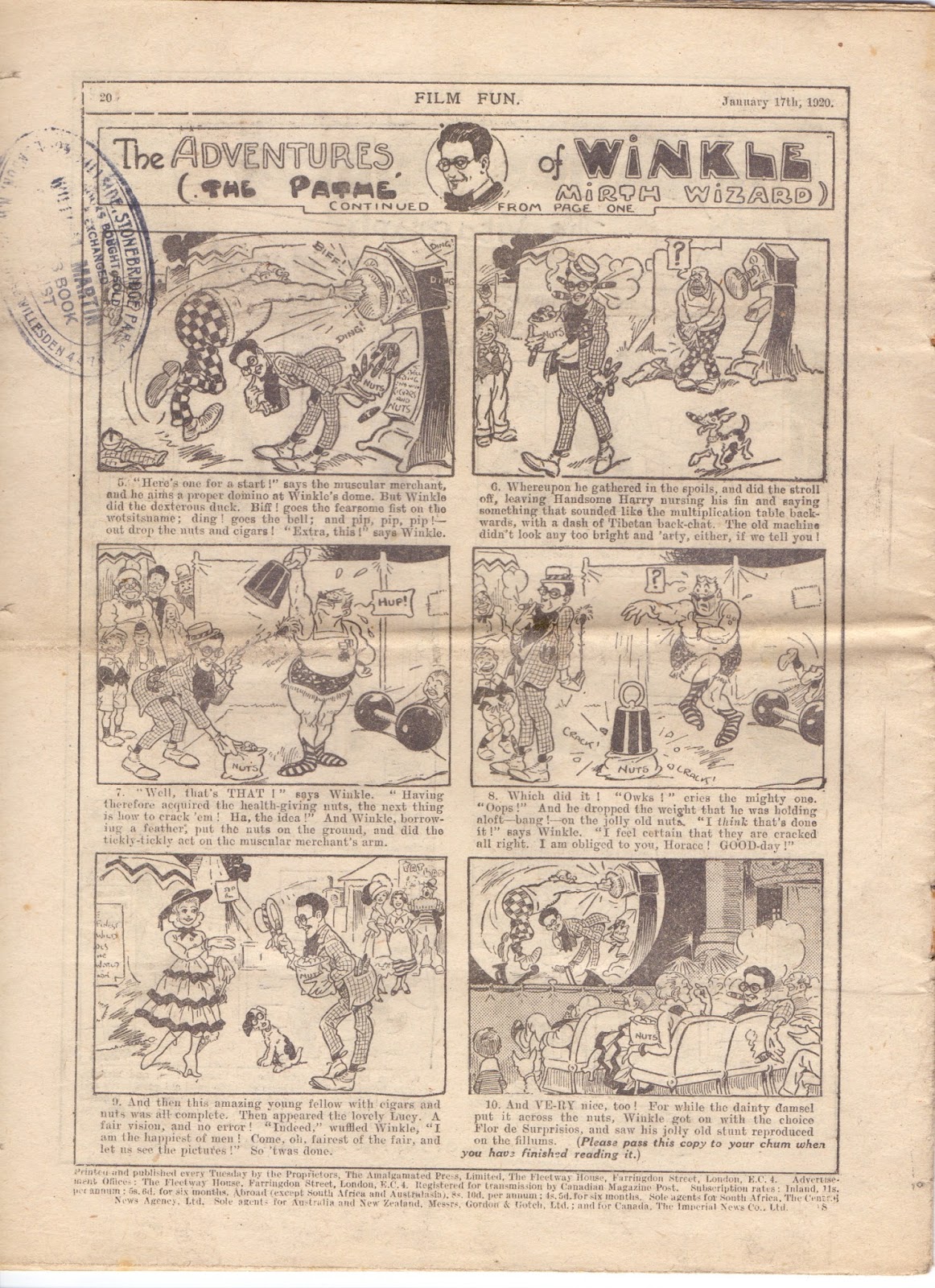 Wacky Comics!: Film Fun No. 1 (1920)