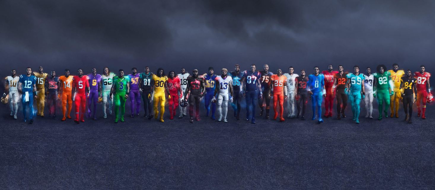 El origen del "Color Rush" de la NFL.