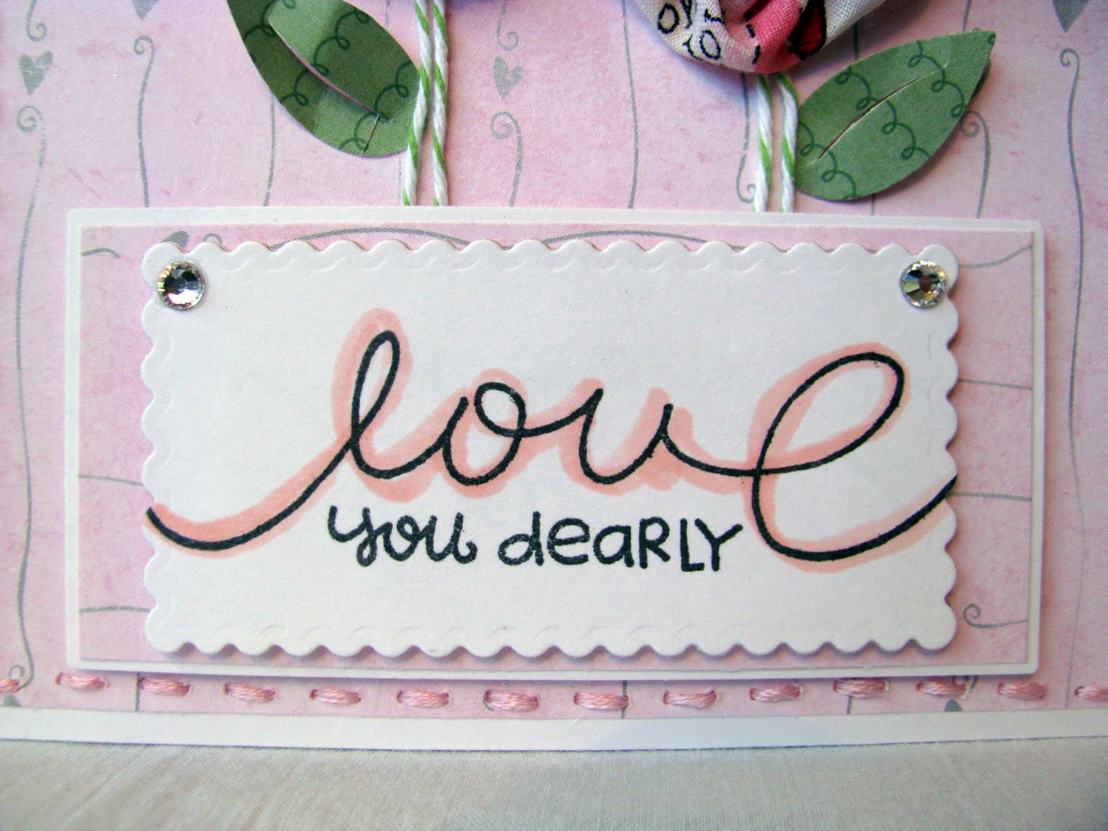 Scrappin' with DeeDee: Love You Dearly