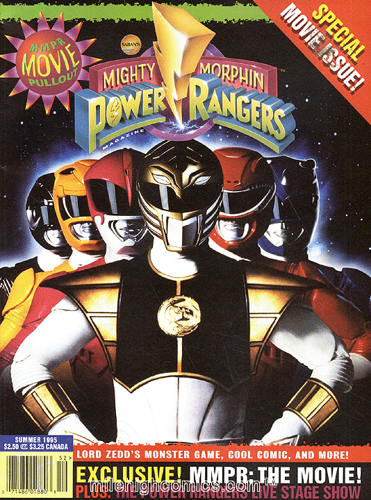 Mighty Morphin Power Rangers Magazines covers