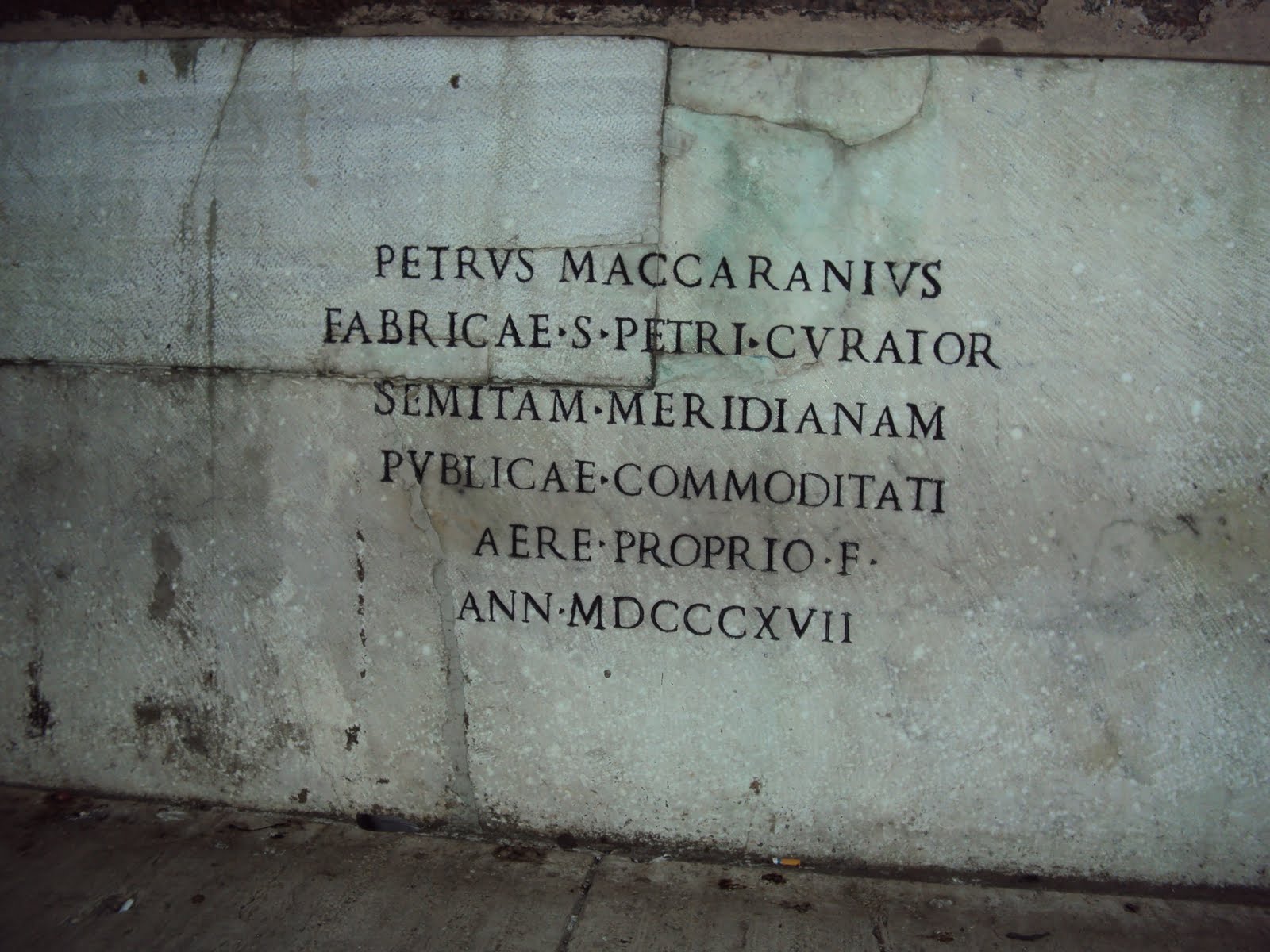 Orbis Catholicus Secundus: St. Peter's Square: World's Largest Sundial