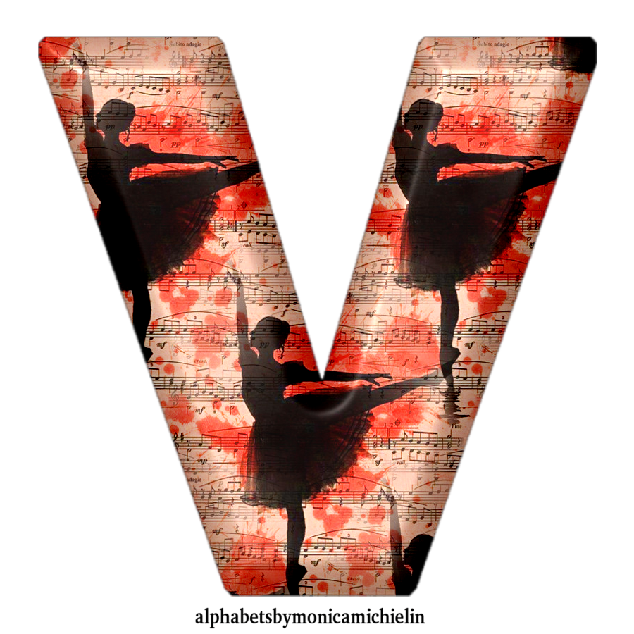 M. Michielin Alphabets: BALLET ALPHABET (BALLET DANCER MUSIC NOTES ...