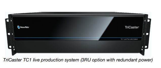 NewTekNews: Just announced! NewTek TriCaster TC-1