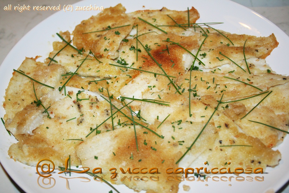 Filetti di sogliola gratinati da La zucca capricciosa su Akkiapparicette