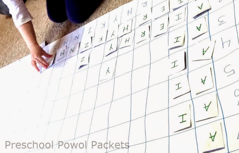 Name Graph for Preschoolers | Preschool Powol Packets