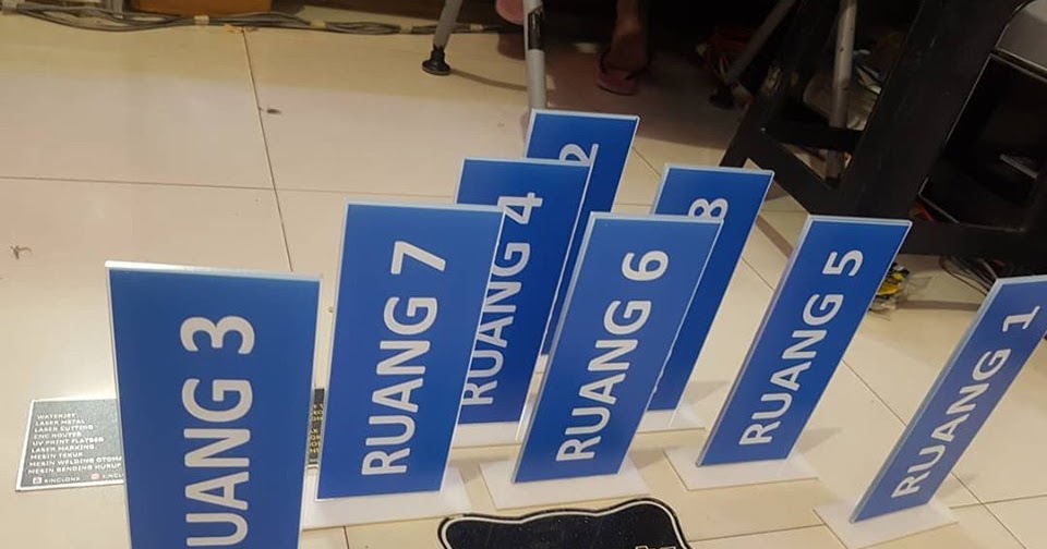 Produksi Nomor Ruangan Custom Harga Terjangkau
