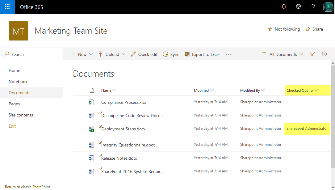 Sharepoint Online Find All Checked Out Files Using Powershell