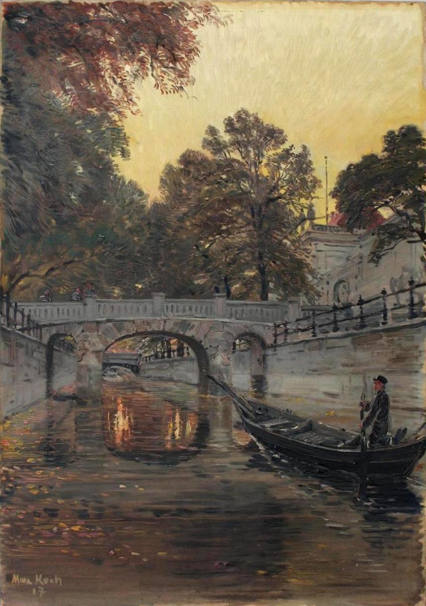 Max Friedrich Koch (1859-1930) Werkverzeichnis: Fischerboot im ...