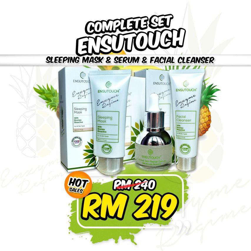 Review Pengguna Ensutouch: ENSUTOUCH SKINCARE KAJIAN SIRIM