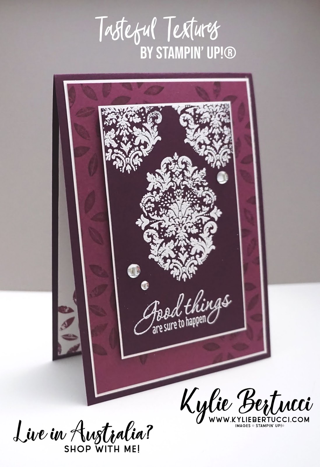 One Layout - One Stamp Set - Six Cards - Kylie Bertucci
