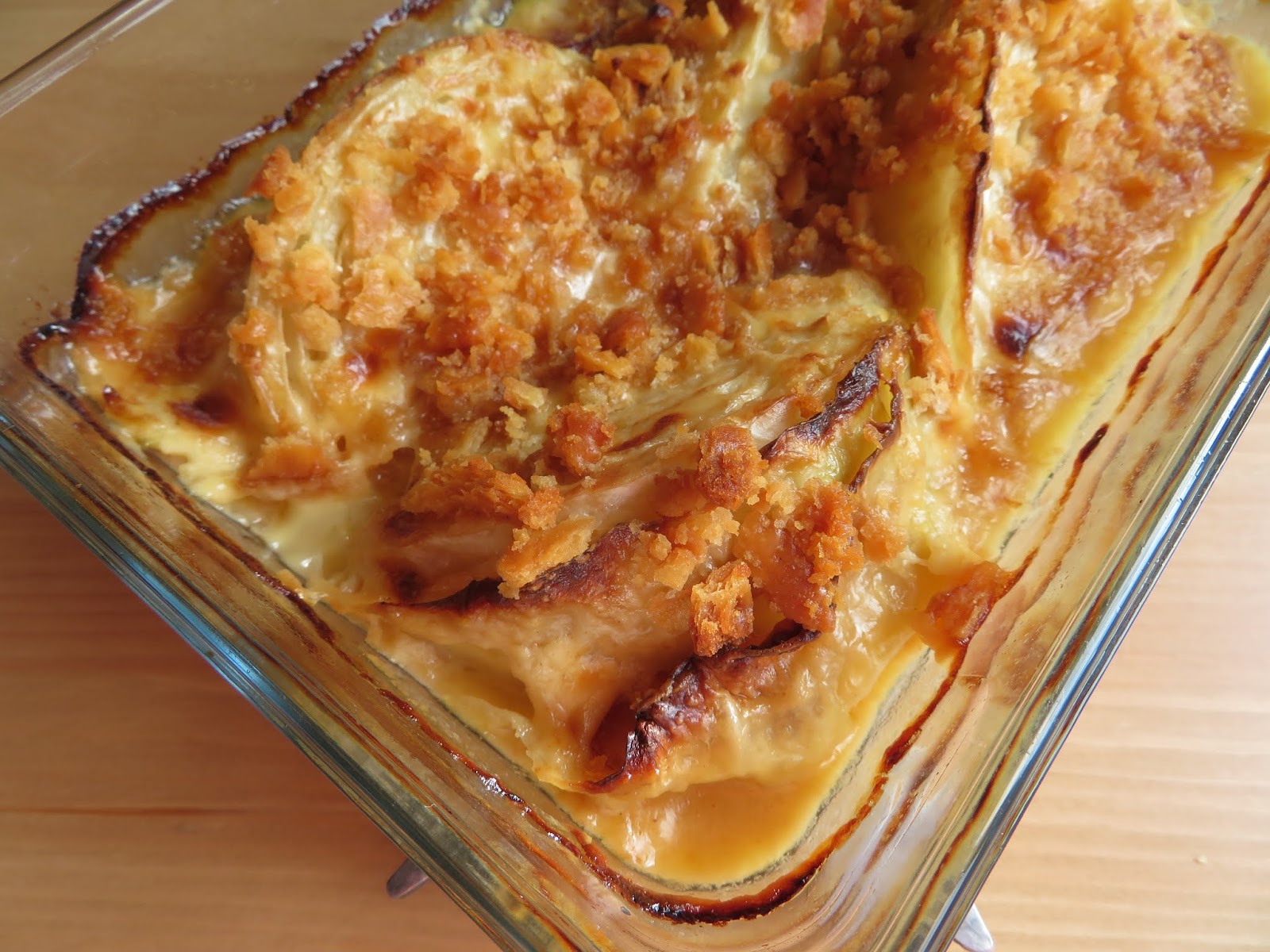 Cabbage, Cheese & Mustard Gratin for two | The English Kitchen