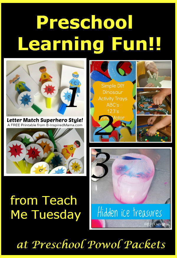 Preschool Learning Fun from Teach Me Tuesday!! | Preschool Powol Packets