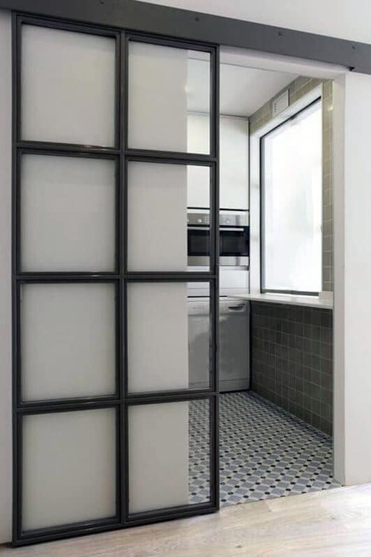 Glass partitions in the loft style - Glass Floor Panel