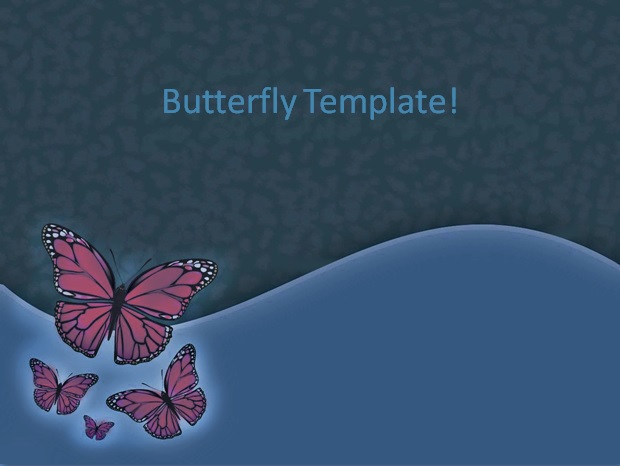 Free Powerpoint Templates : butterfly
