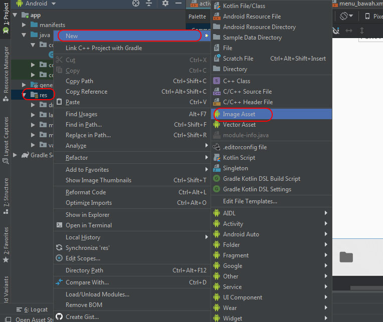 Cara Menggunakan Icon Sendiri di Android Studio ~ CODING RAKITAN ...