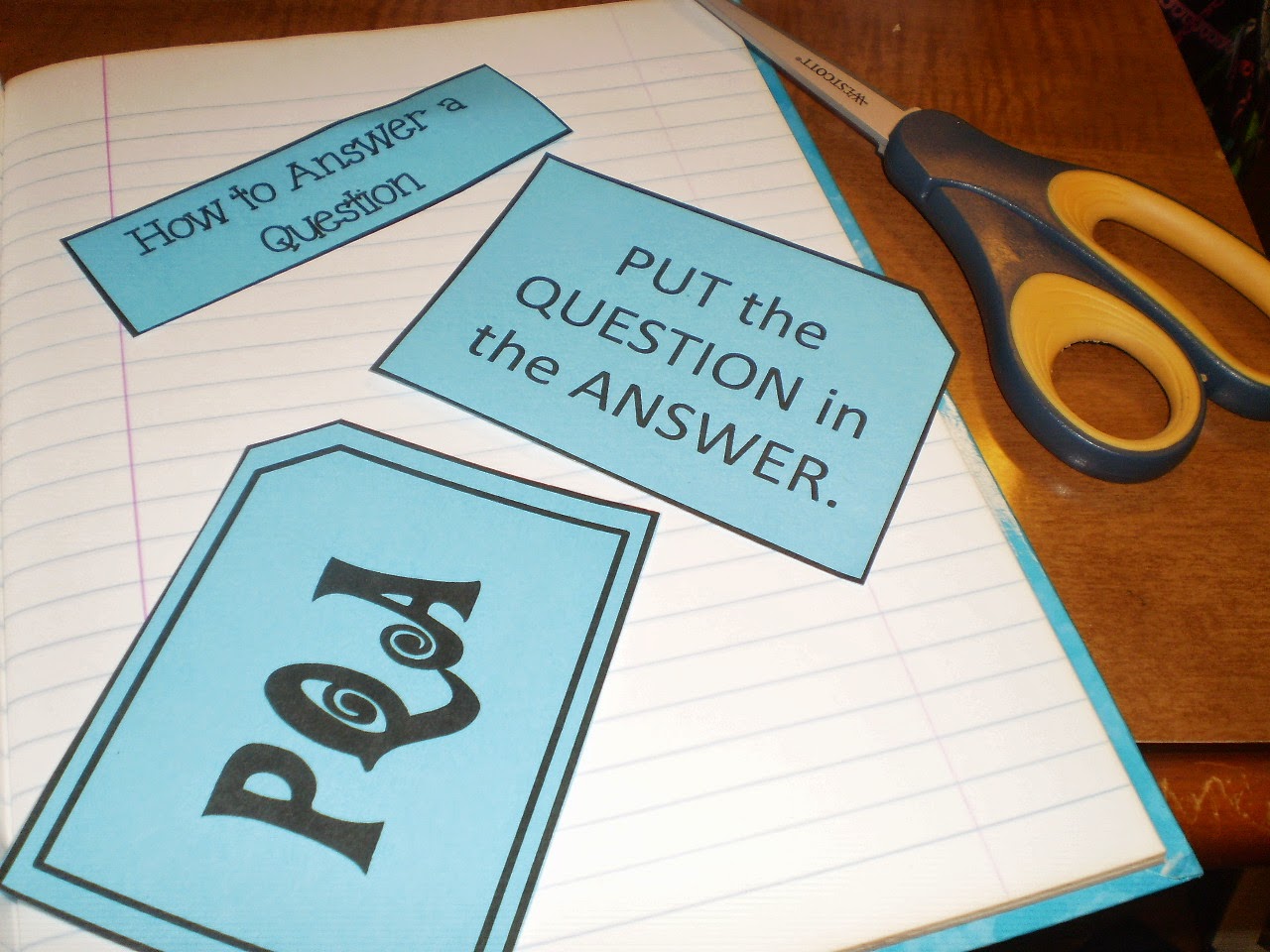 The Teacher's Desk 6...: Monday Made It and Anchors Away PQA FREEBIE