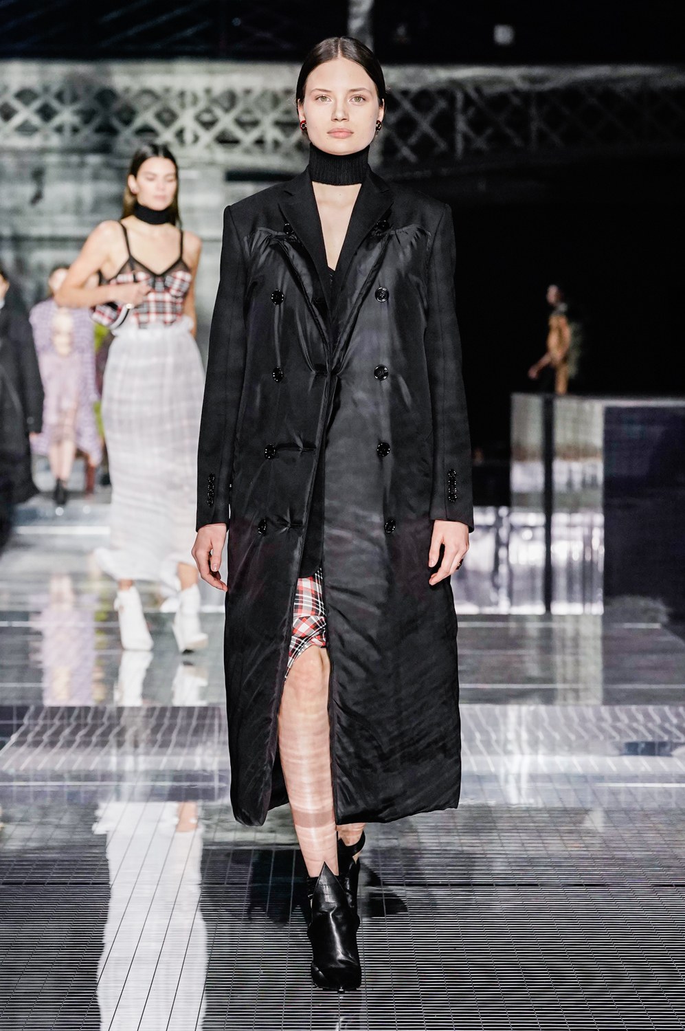 Top models walk the Burberry Fall/Winter 2020 London Fashion Week Show