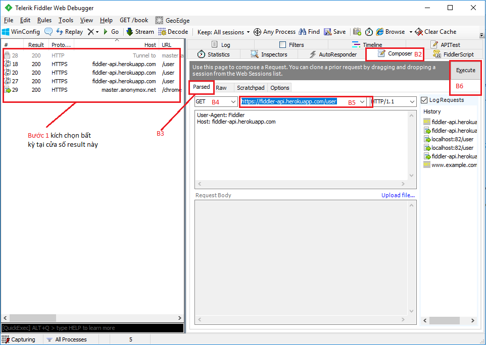 Sử dụng Fiddler Test Rest API và Nghe- Bắt Gói Tin ~ Deveasy