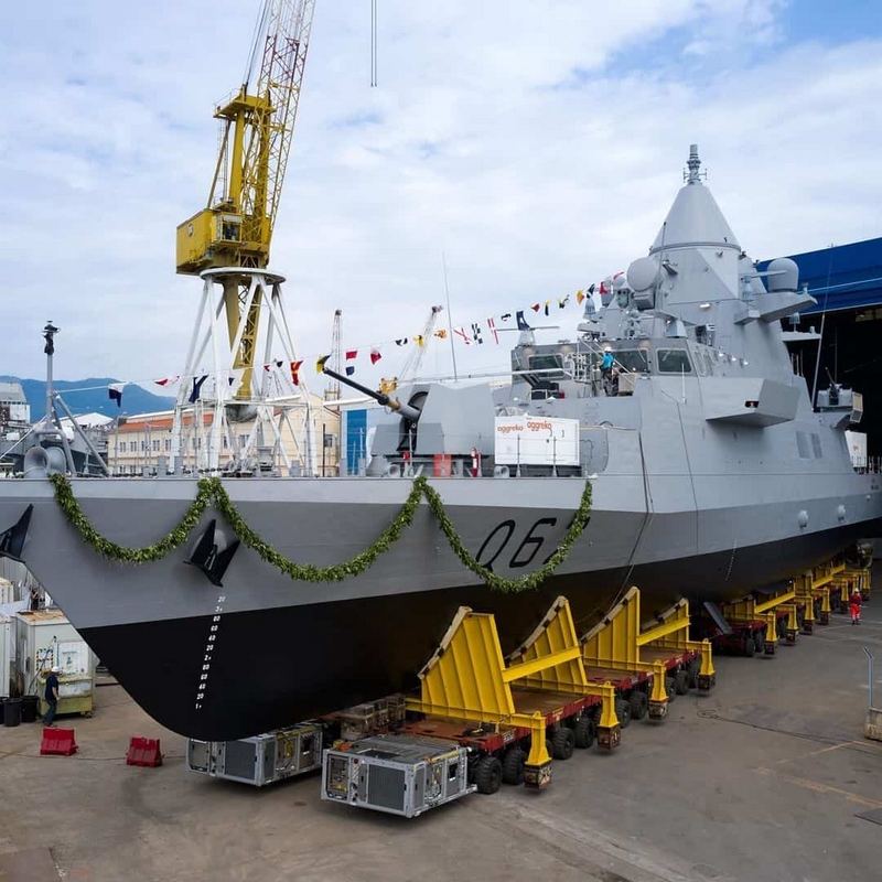desarrollo defensa y tecnologia belica: Fincantieri bota el segundo OPV ...