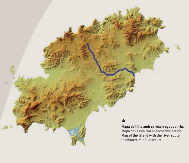 El Río de Santa Eulalia, el único río de las Islas Baleares está en Ibiza