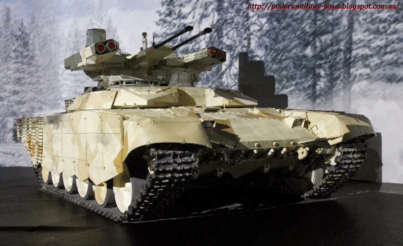 Poderío Militar: El BMPT-72 en Argelia a principios de 2018.