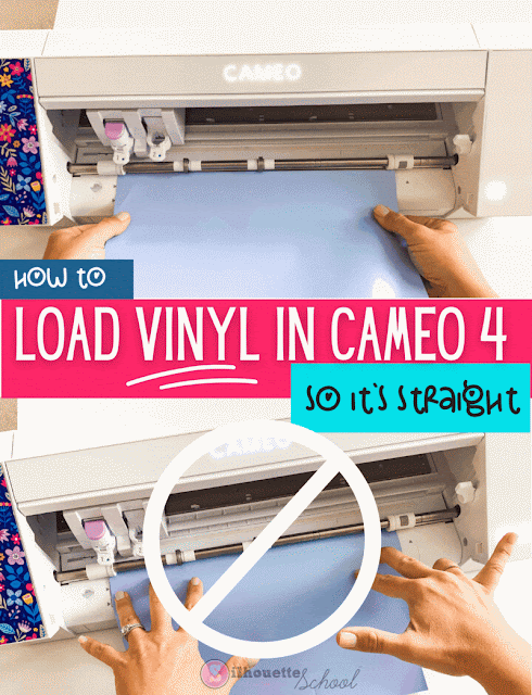 How to Load Vinyl Into Silhouette CAMEO 4 So It Cuts Straight ...
