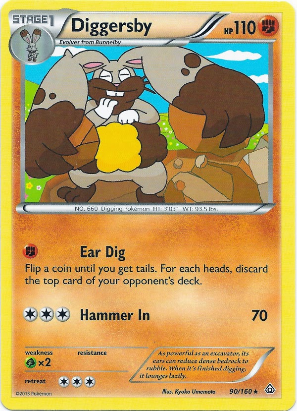 Diggersby -- Primal Clash Pokemon Card Review | PrimetimePokemon's Blog