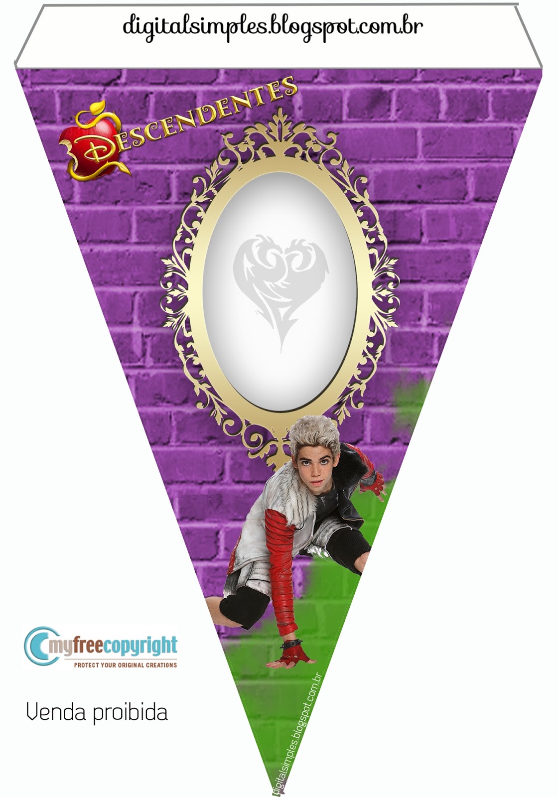 Descendants: Free Party Printables. - Oh My Fiesta! in english