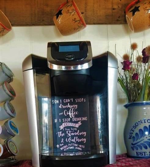 Fields Of Heather: Adding A Gilmore Girls Quote To My Keurig (Free SVG)