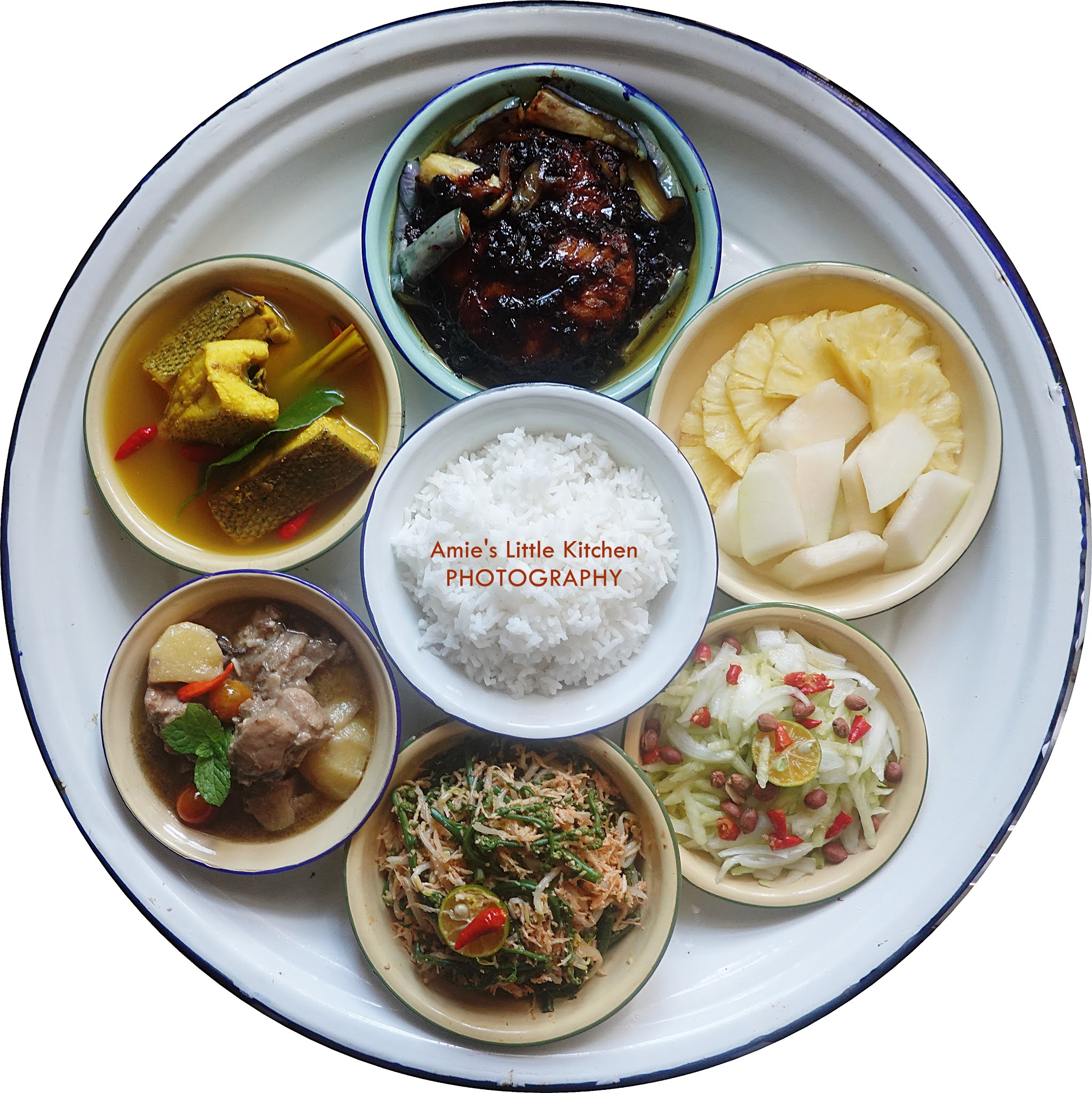 Ikan Tudung Periuk Masak Rebus Kuning - Amie's Little Kitchen