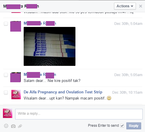 PREGNANCY TEST (UPT) MURAH GALLERY | Ovulation test kit (opk ...