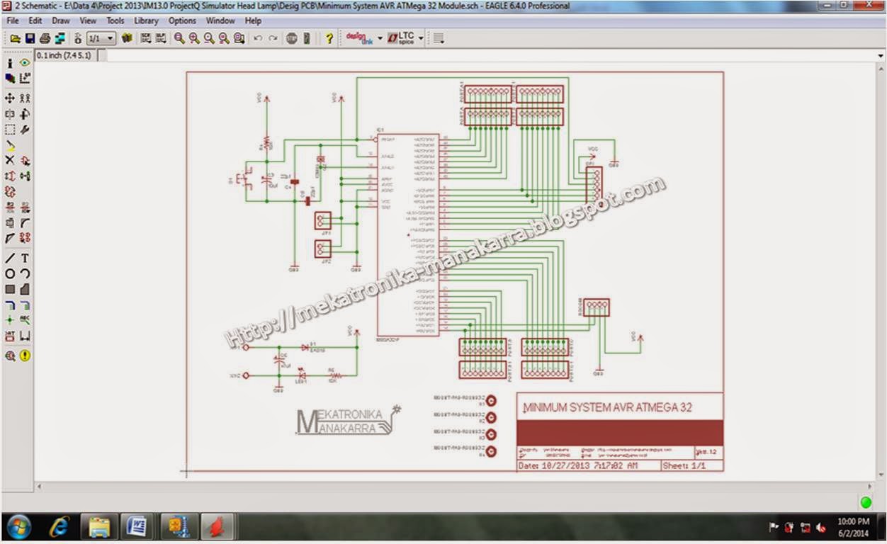 MEKATRONIKA MANAKARRA: TUTORIAL MEMBUAT MINIMUM SYSTEM MIKROKONTROLLER ...