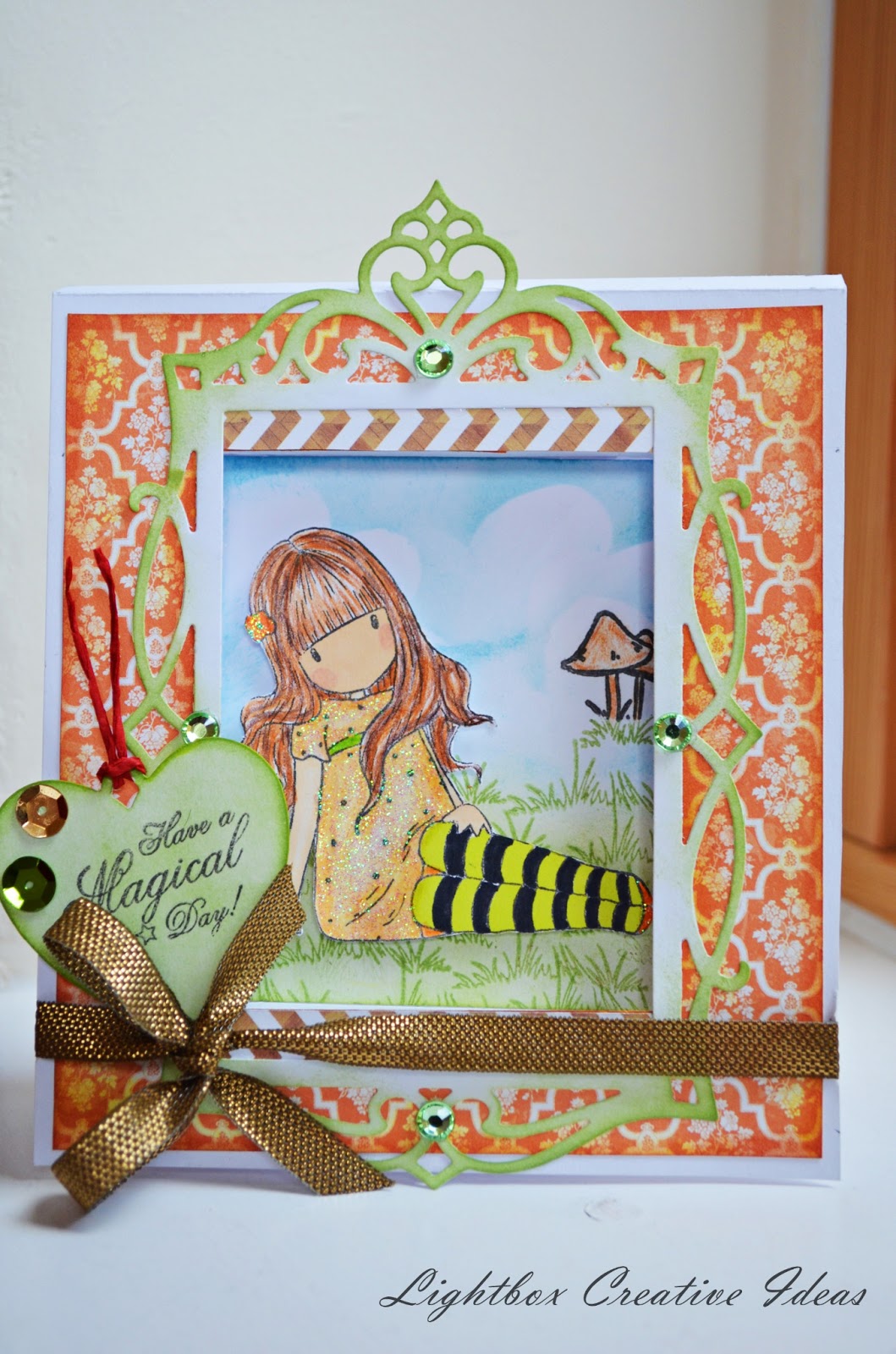 Lightbox creative Ideas: Recessed frame card